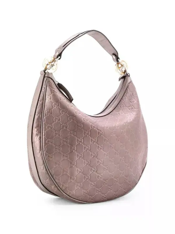 Gucci Twins Guccissima Leather Medium Hobo Bag