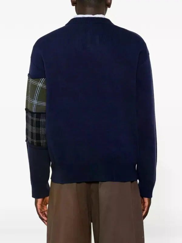 Loewe Check-pattern Patchwork Sweater