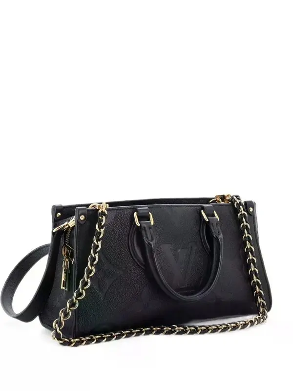 LOUIS VUITTON Onthego Monogram Empreinte Giant East West Tote Bag - Black