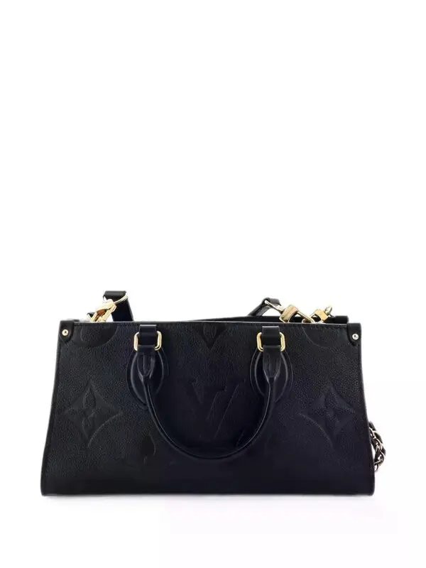 LOUIS VUITTON Onthego Monogram Empreinte Giant East West Tote Bag - Black