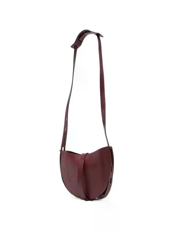 MINOBOSSI Lilly Curved Leather Shoulder Bag
