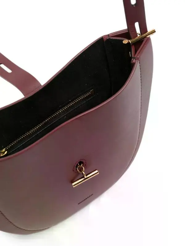 MINOBOSSI Lilly Curved Leather Shoulder Bag