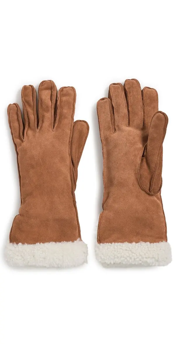 FAVORITE DAUGHTER The Suede Gloves - Camel