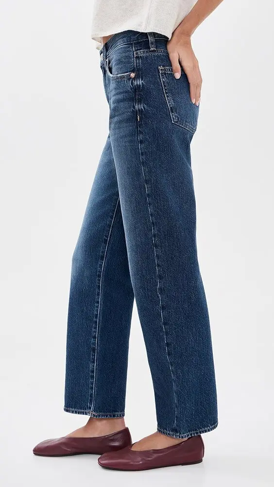 PISTOLA Lexi Bowed Straight Jeans