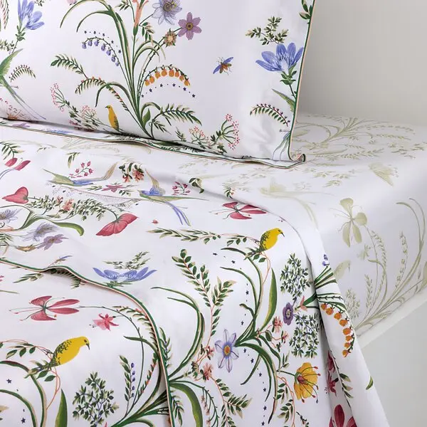 YVES DELORME Botanic Fitted Sheet, King