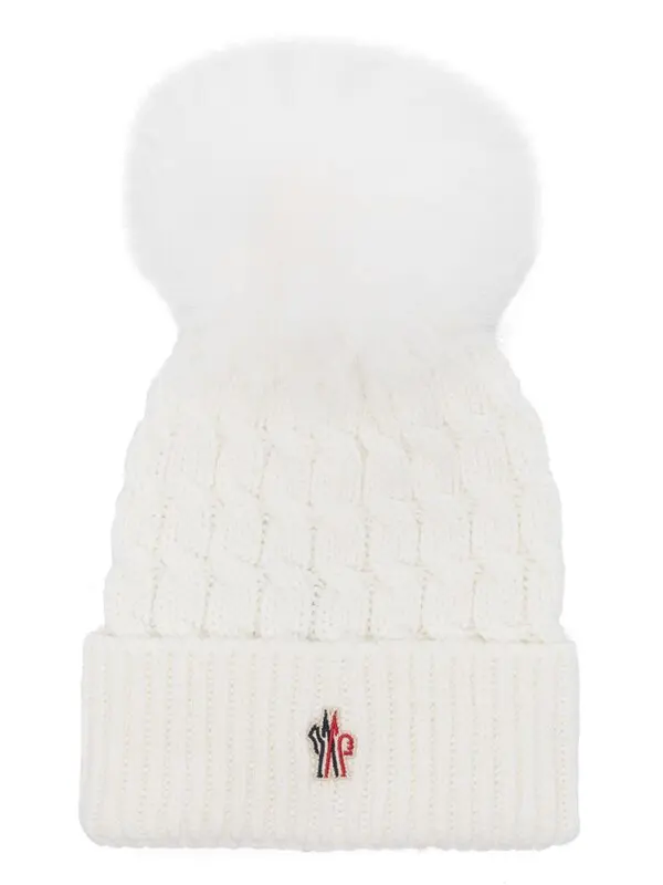 Moncler Logo Wool Beanie