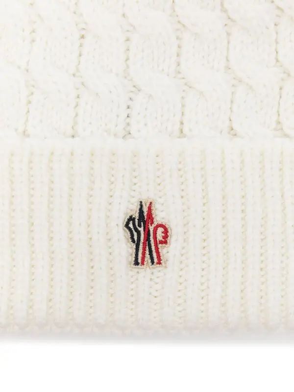 Moncler Logo Wool Beanie