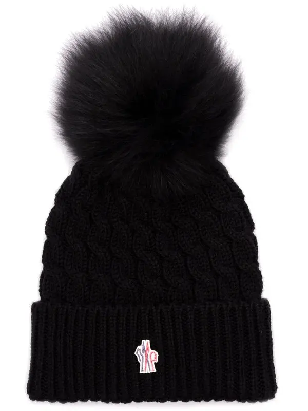 Moncler Logo Wool Beanie - Multicolor