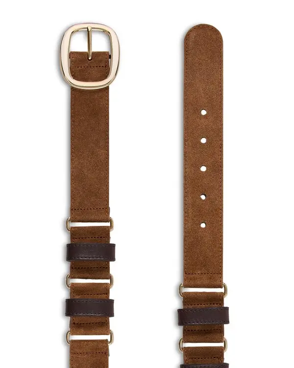 Ba&sh Loop Suede Belt