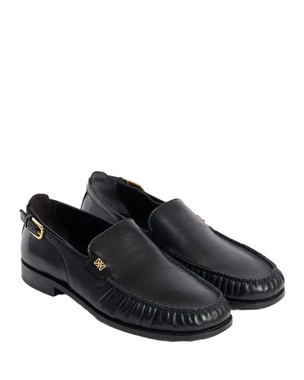 Sandro Leather Buckle Loafers