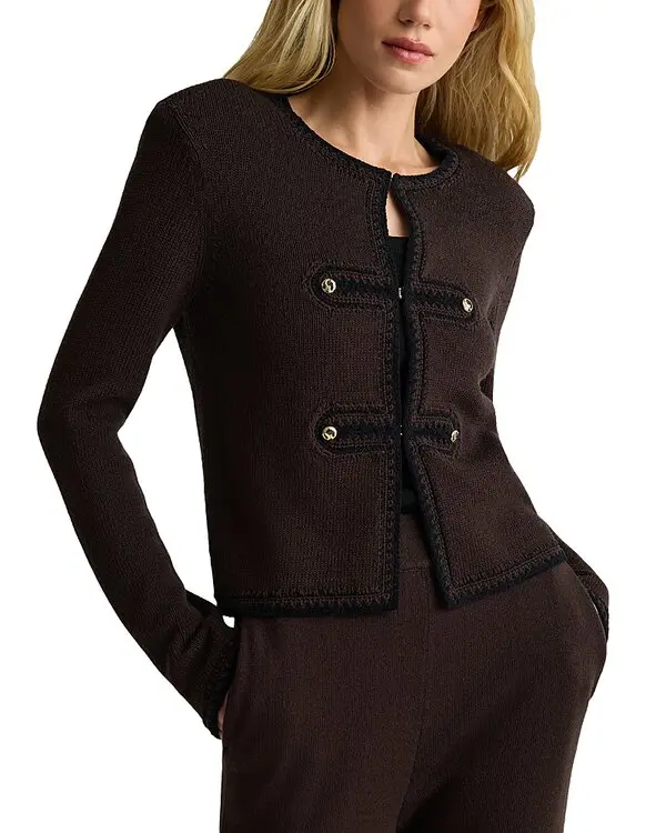 St. John Wool Blend Knit Jacket