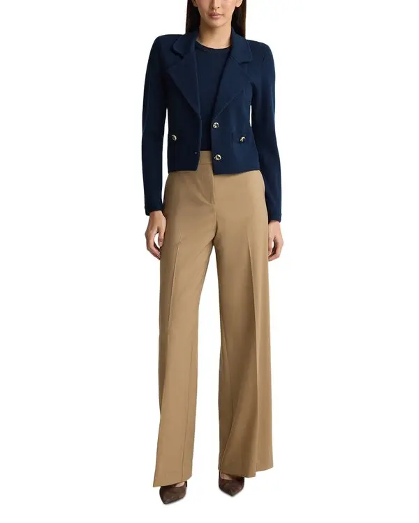 St. John Wool Blend Knit Blazer