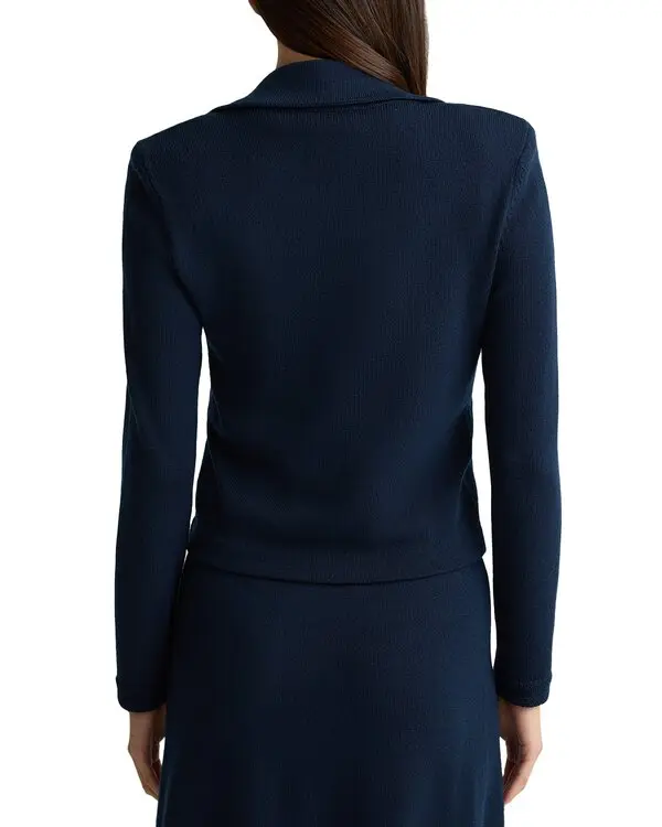 St. John Wool Blend Knit Blazer