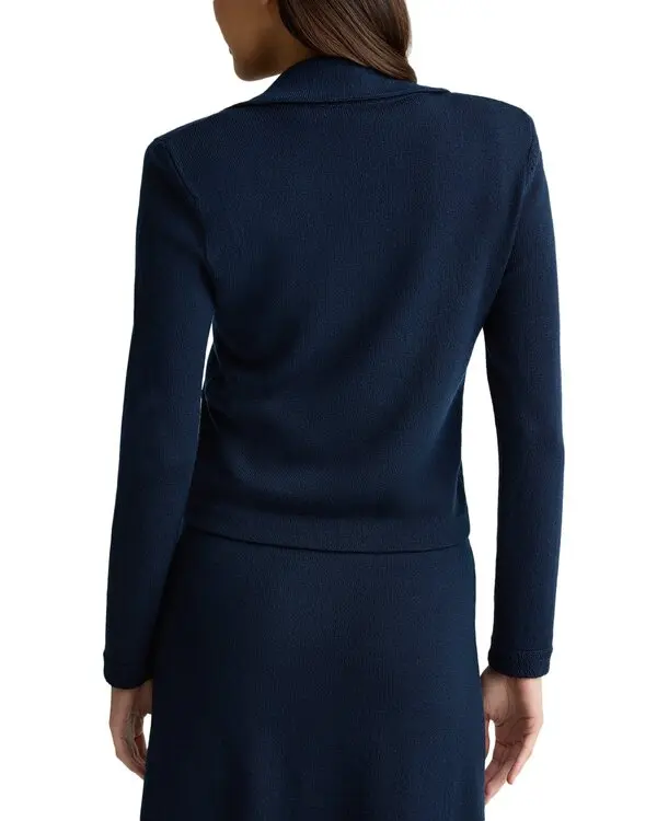 St. John Wool Blend Knit Blazer