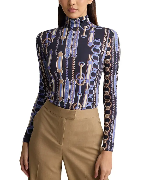 St. John Turtleneck Top