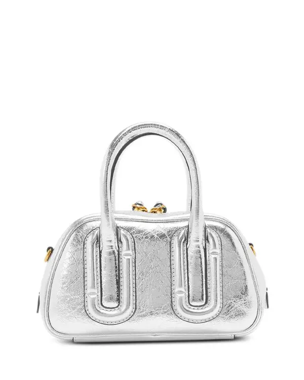 Marc Jacobs The Micro Bauletto Leather Satchel