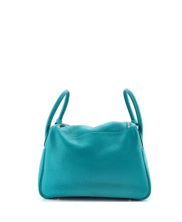 Hermès 30 Lindy Bag Clemence - Blue