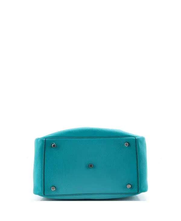 Hermès 30 Lindy Bag Clemence - Blue