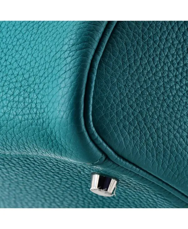 Hermès 30 Lindy Bag Clemence - Blue