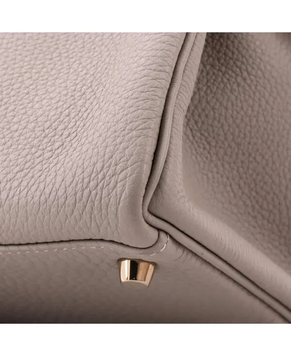 Hermès Kelly 28 Handbag Grey Togo With Gold Hardware