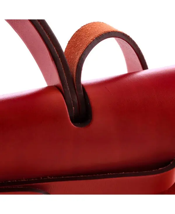 Hermès 31 Herbag Zip Leather And Toile