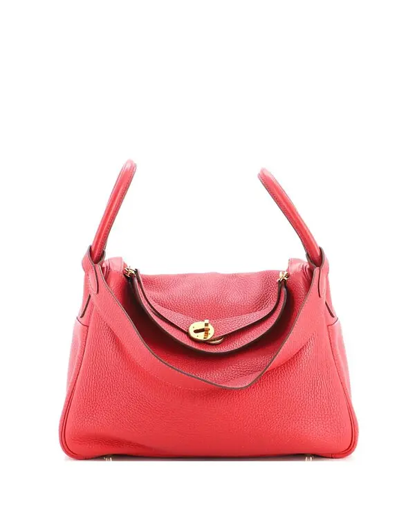 Hermès 30 Lindy Bag Clemence - Red