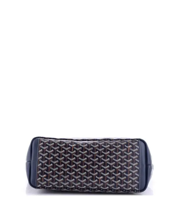 Goyard Mm Artois Tote Coated Canvas - Navy Blue