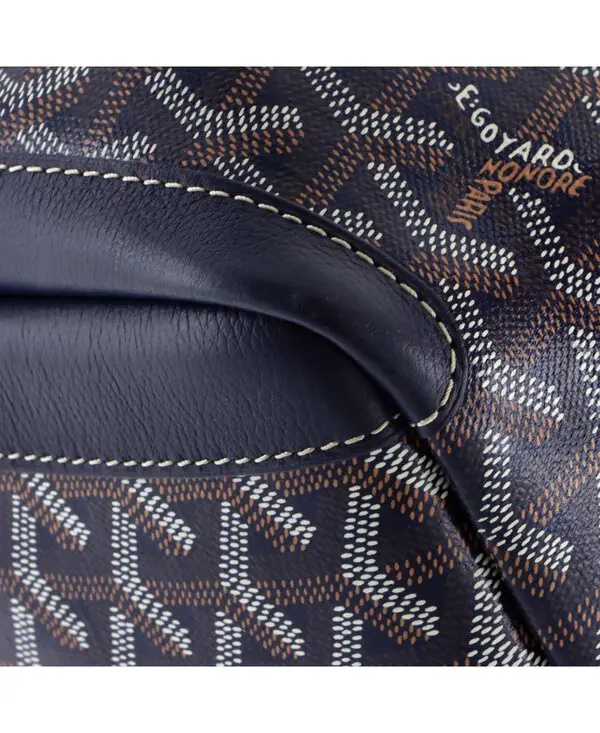 Goyard Mm Artois Tote Coated Canvas - Navy Blue