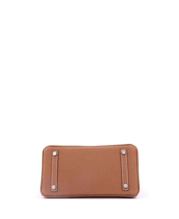 Hermès Birkin 25 Handbag Brown Togo With Palladium Hardware