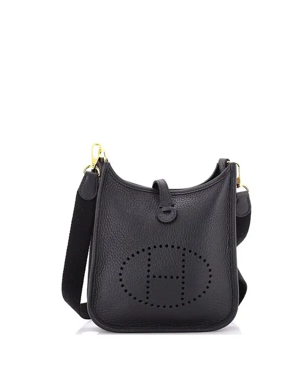 Hermès Tpm Evelyne Bag Gen Iii Clemence - Black