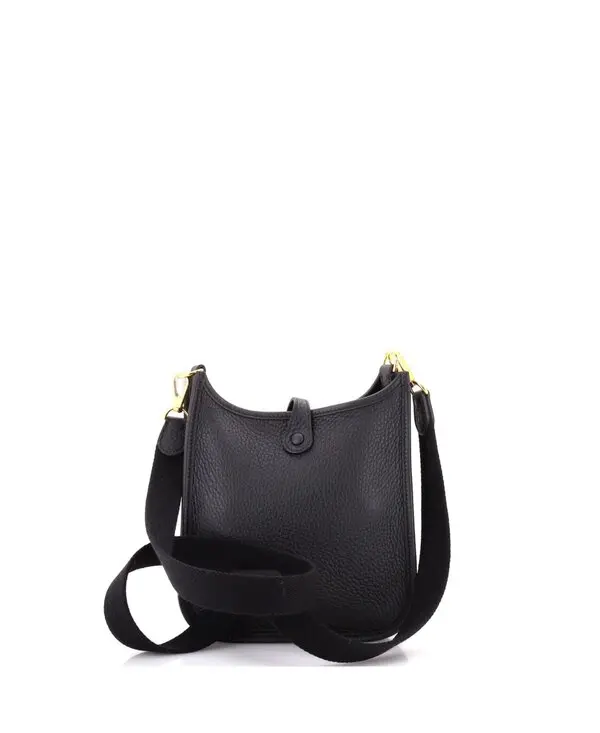 Hermès Tpm Evelyne Bag Gen Iii Clemence - Black