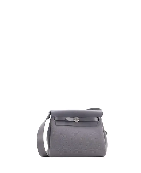 Hermès 20 Herbag Zip Toile And Leather