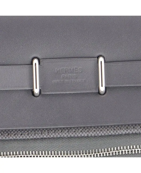 Hermès 20 Herbag Zip Toile And Leather