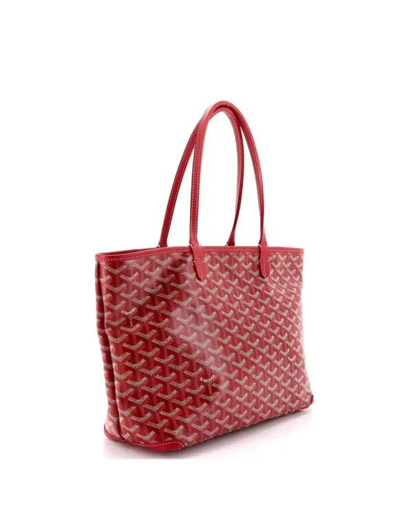 Goyard Pm Artois Tote Coated Canvas - Red