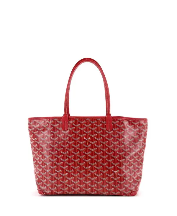 Goyard Pm Artois Tote Coated Canvas - Red
