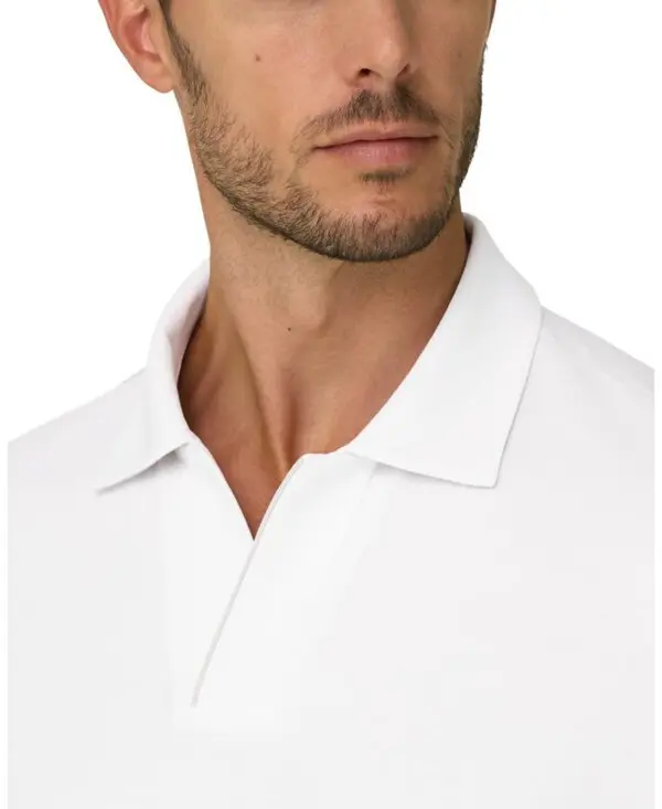 Boggi Milano Stretch Cotton Blend Pique Cool Jade-fresh Polo