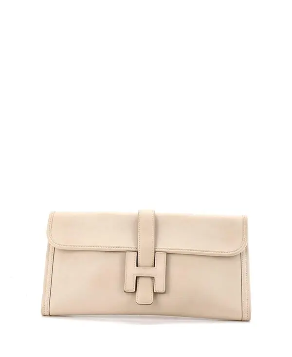 Hermès 29 Jige Elan Clutch Swift - Neutral