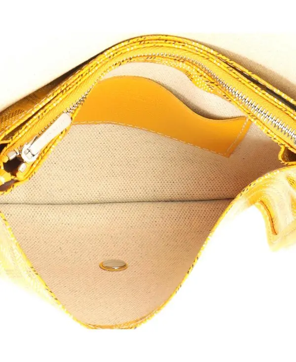 Goyard Plumet Clutch Wallet Coated Canvas - Yellow