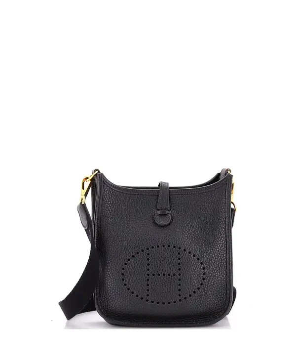 Hermès Tpm Evelyne Bag Gen Iii Clemence - Black