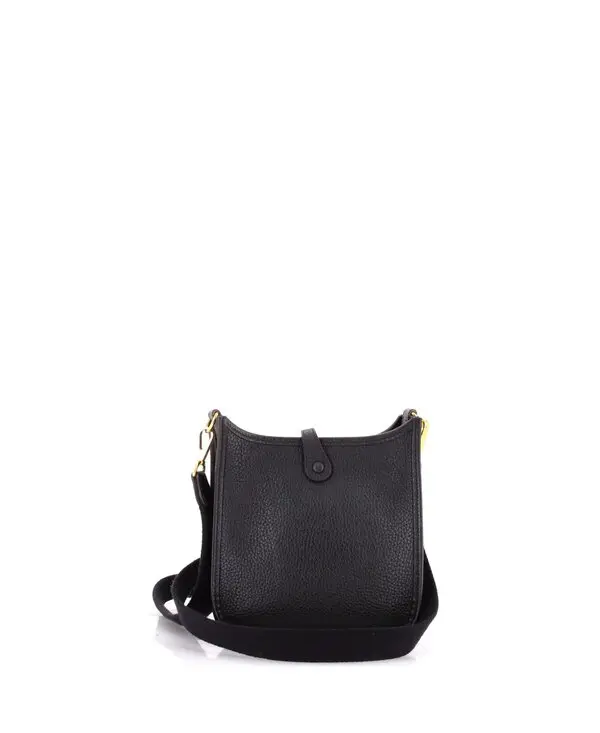 Hermès Tpm Evelyne Bag Gen Iii Clemence - Black