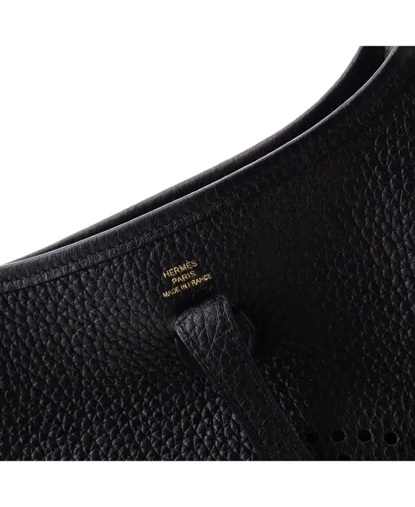 Hermès Tpm Evelyne Bag Gen Iii Clemence - Black