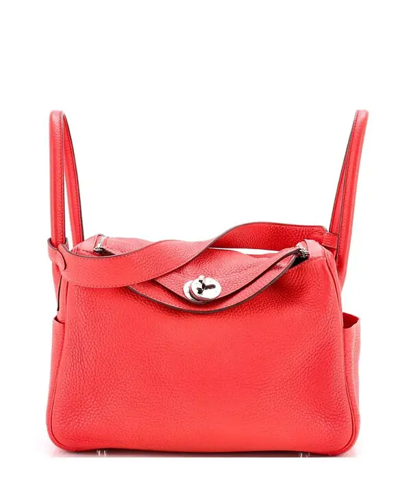 Hermès 26 Lindy Bag Clemence - Red