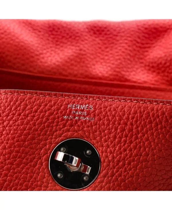 Hermès 26 Lindy Bag Clemence - Red