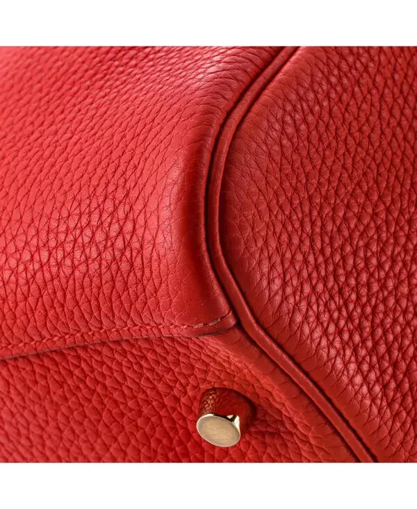 Hermès 30 Lindy Bag Clemence - Red