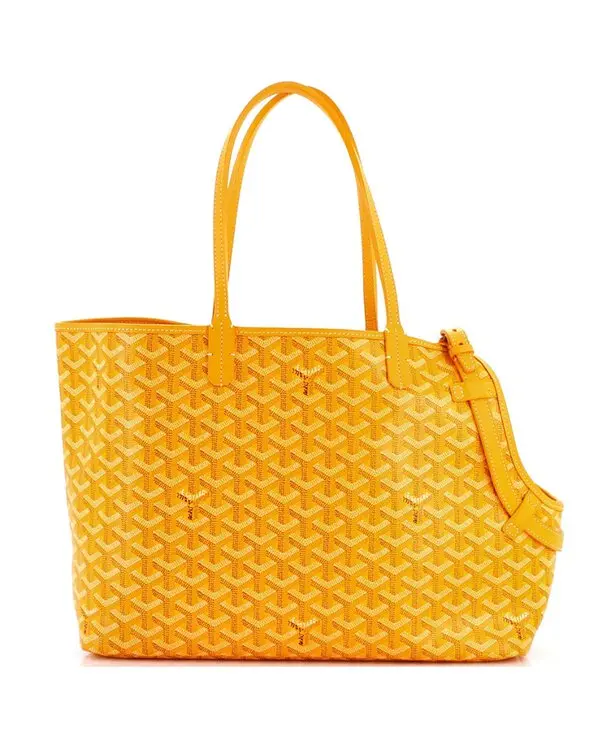 Goyard Chien Gris Pet Carrier Tote Coated Canvas