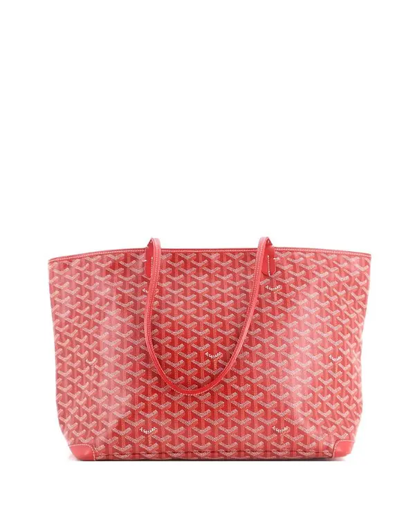 Goyard Mm Artois Tote Coated Canvas - Red