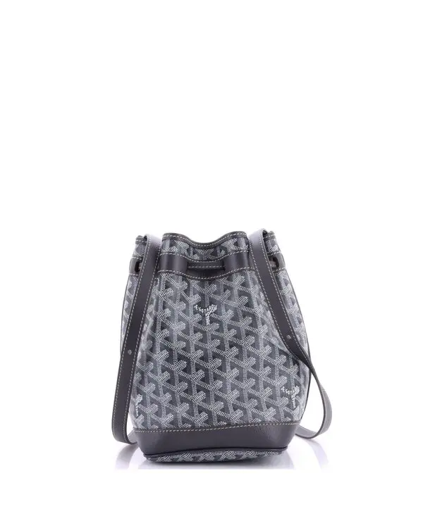 Goyard Pm Petit Flot Bucket Bag Coated Canvas