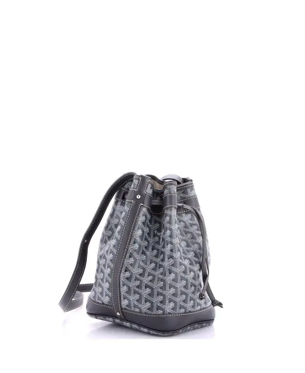 Goyard Pm Petit Flot Bucket Bag Coated Canvas