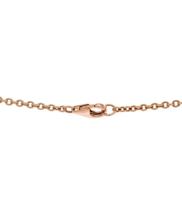 CARTIER Love Interlocking Necklace 18k Rose Gold, 17.25