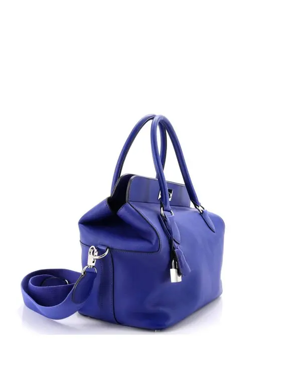 Hermès 26 Toolbox Bag Swift - Blue